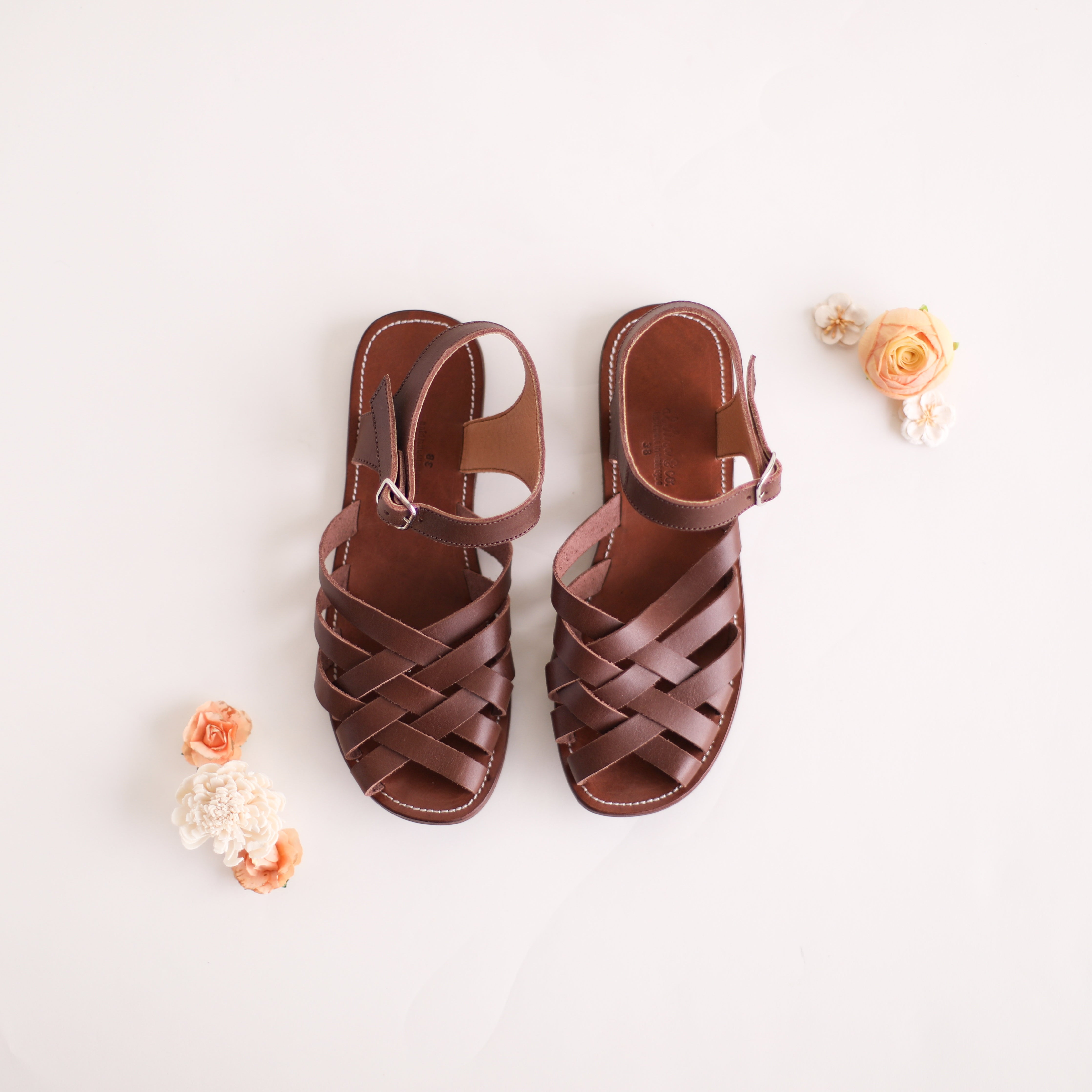 Espresso Isla {Women's Leather Sandals} – Adelisa & Co
