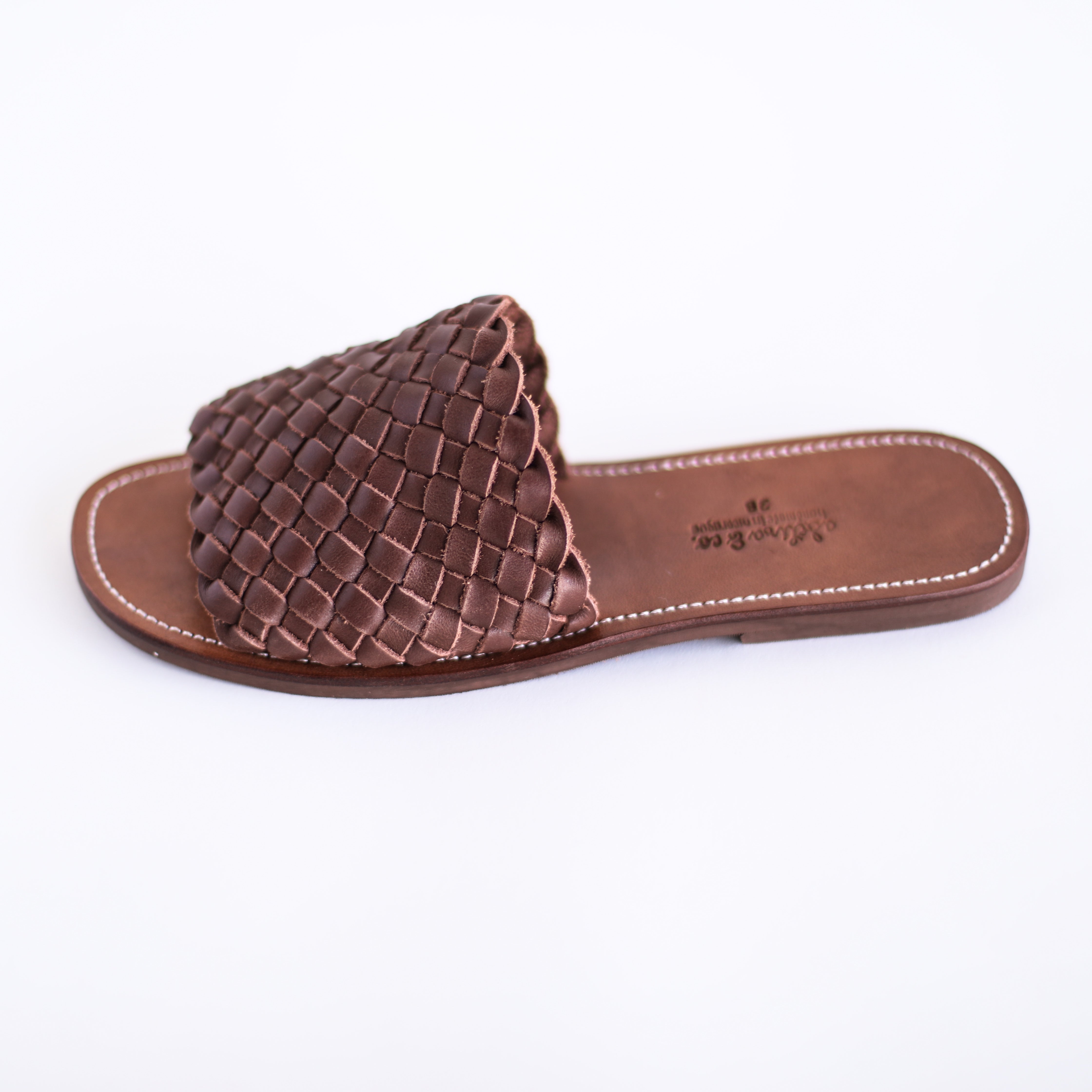 Espresso Trenza {Women's Leather Sandals} – Adelisa & Co